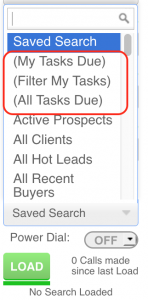 List Dialing for Tasks – turboDial Support