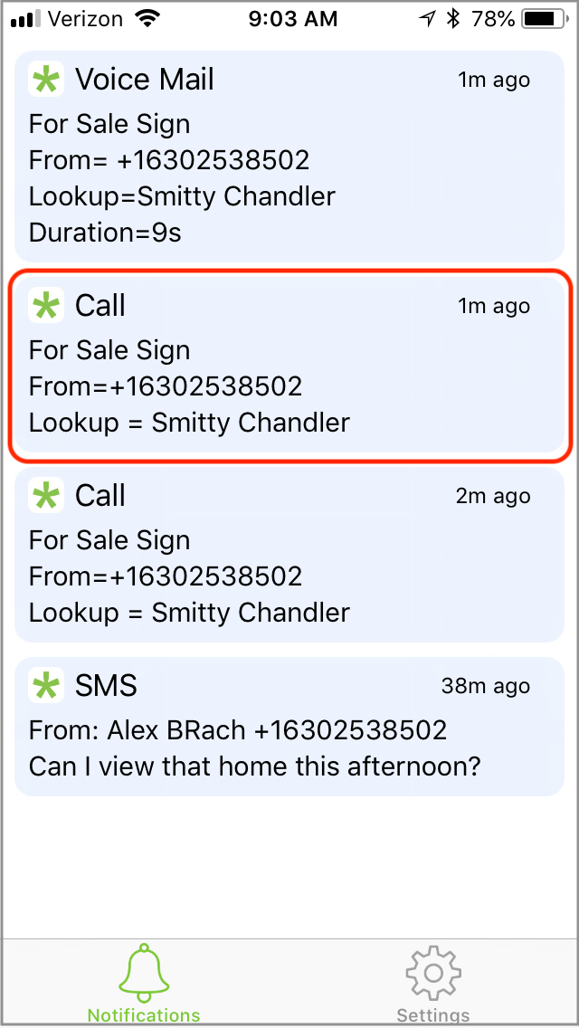 turboDial Mobile (native): Call Notifications – turboDial Support