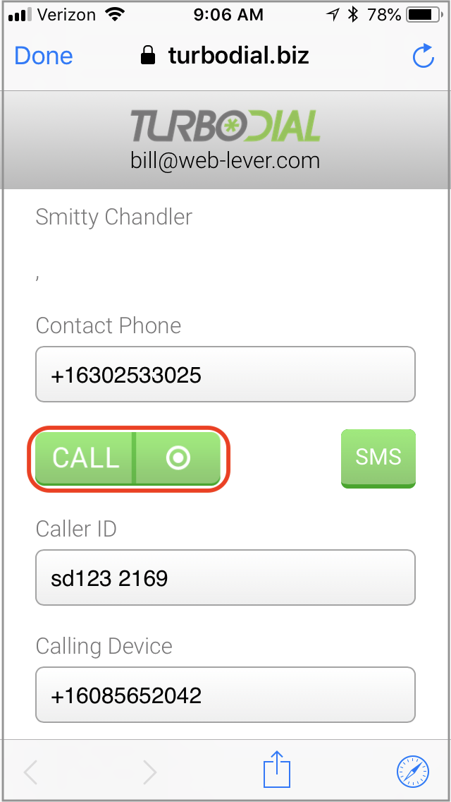 turboDial Mobile (native): Call Notifications – turboDial Support
