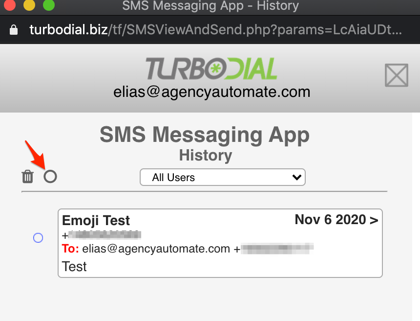 SMS Messaging App & 2-Way Chat – turboDial Support