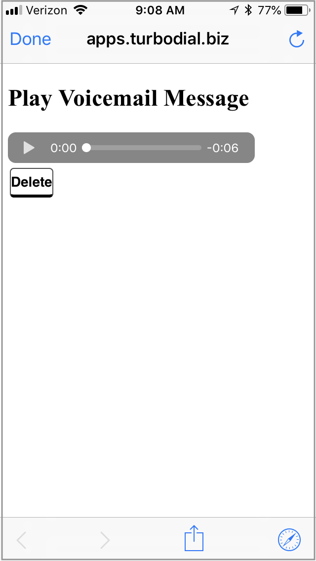 turboDial Mobile (native): Voice Mail Notifications – turboDial Support