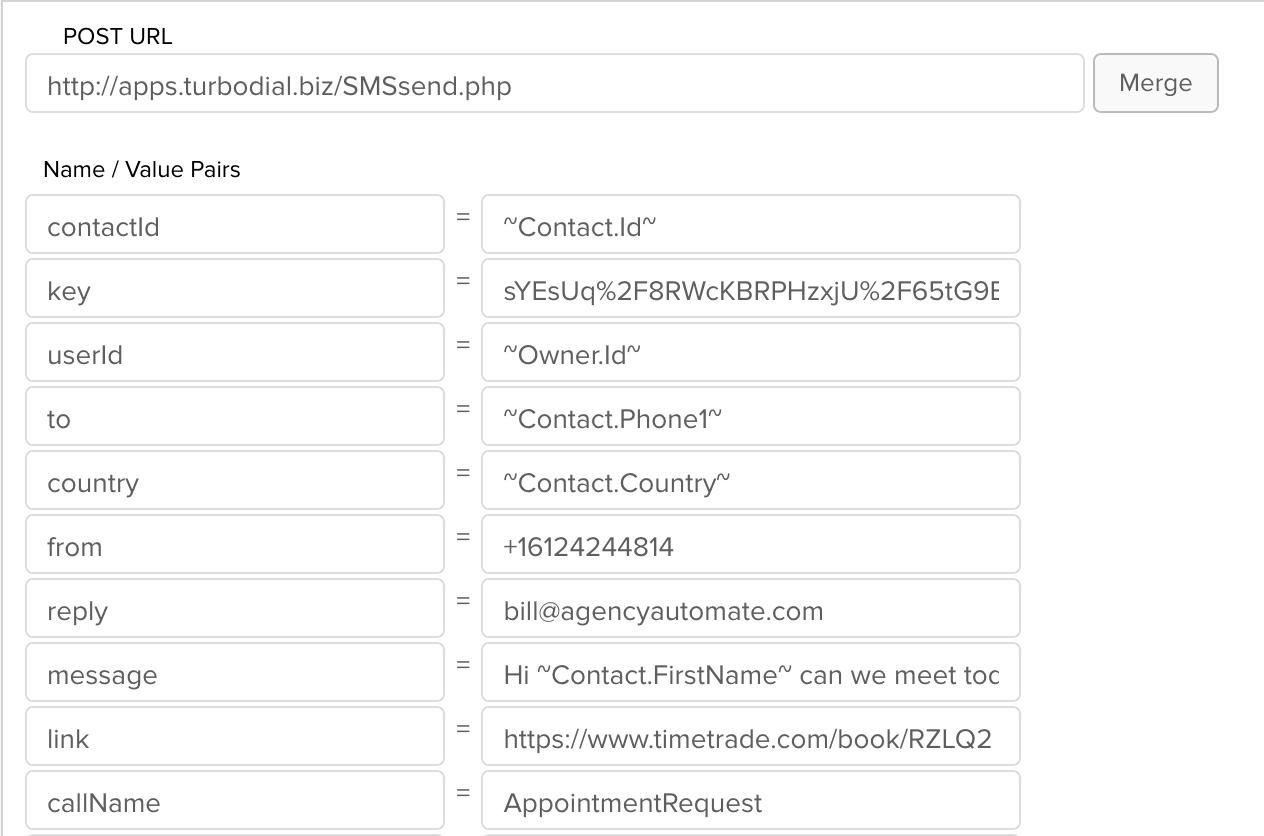 SMS Tracking Links – turboDial Support