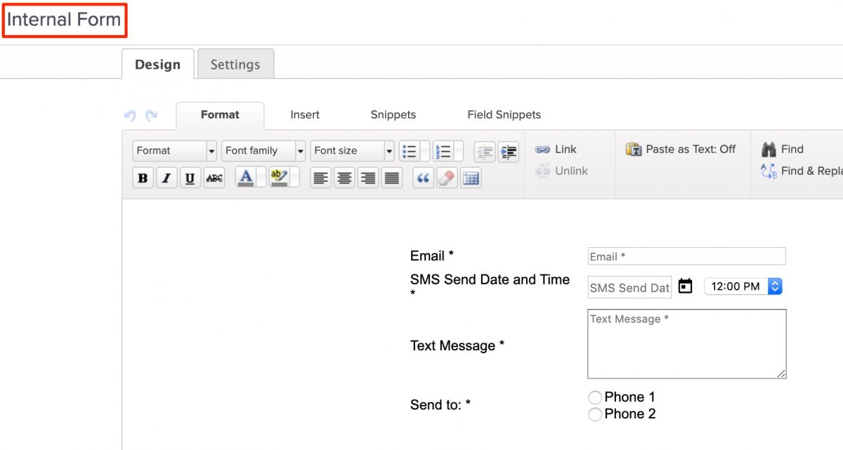 Choosing the Send Date & Time for Outbound SMSs – turboDial Support