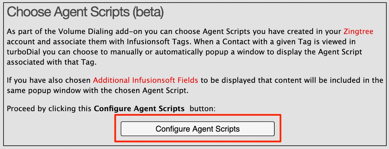 Agent Scripts – turboDial Support